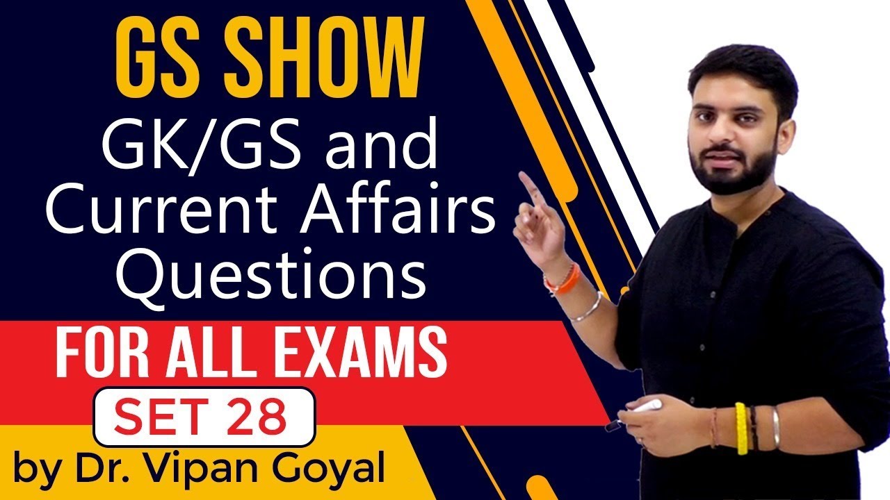GS Show By Dr. Vipan Goyal - Set 28 for All Exams - Finest collection ...