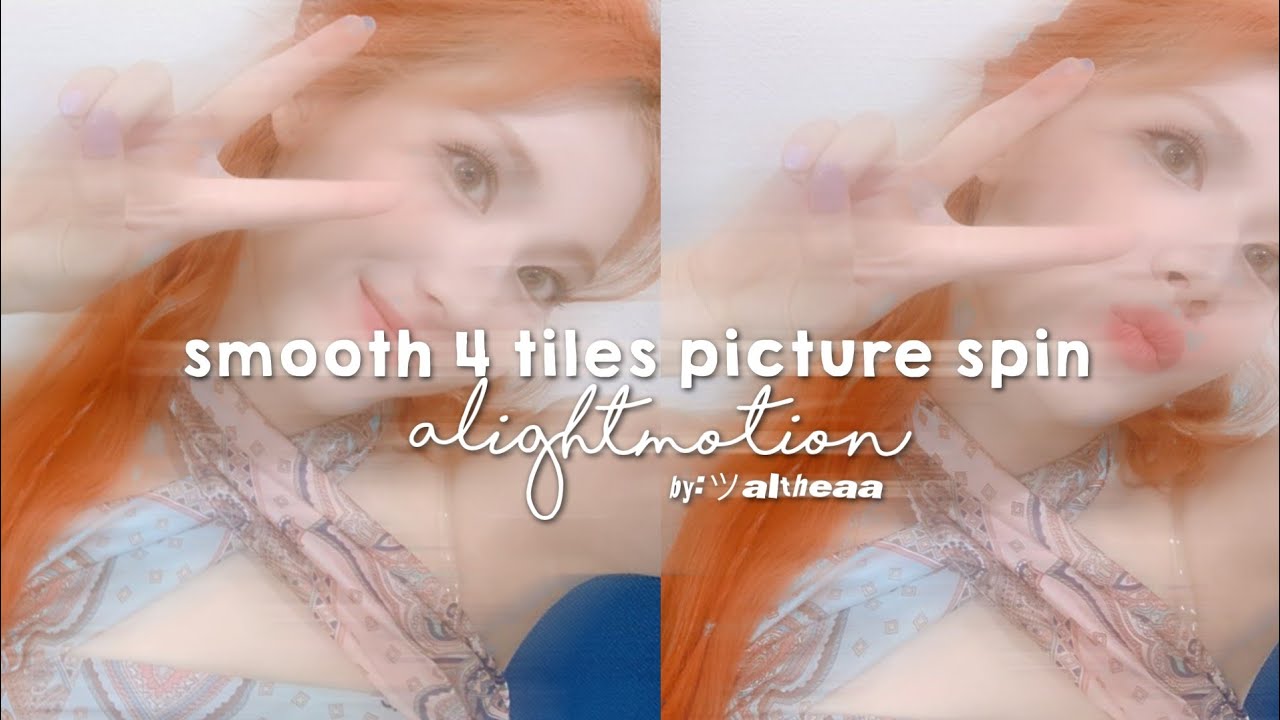 smooth 4 tiles picture spin! // Alight Motion Tutorials - YouTube