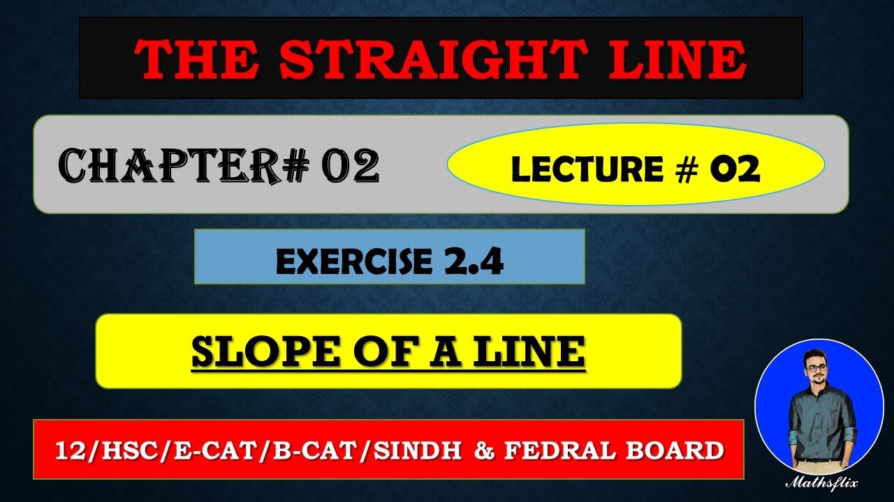 SECOND YEAR: Mathematics Chapter 2 | THE STRAIGHT LINE | EXERCISE 2.4 ...