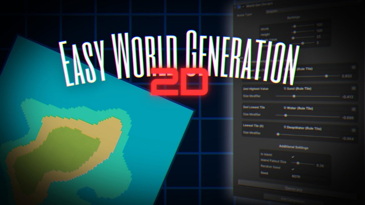 Easy World Generator 2D Trailer - YouTube