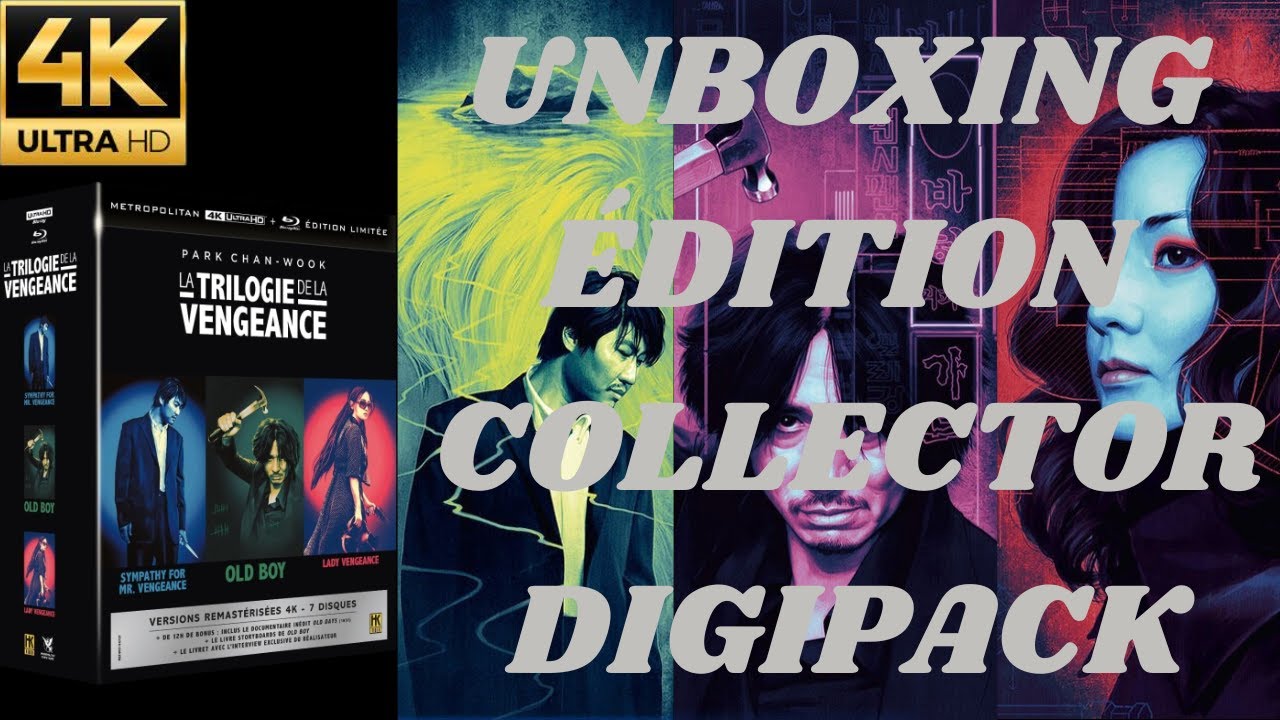 32 - LA TRILOGIE DE LA VENGEANCE ÉDITION COLLECTOR DIGIPACK BLU-RAY 4K ...
