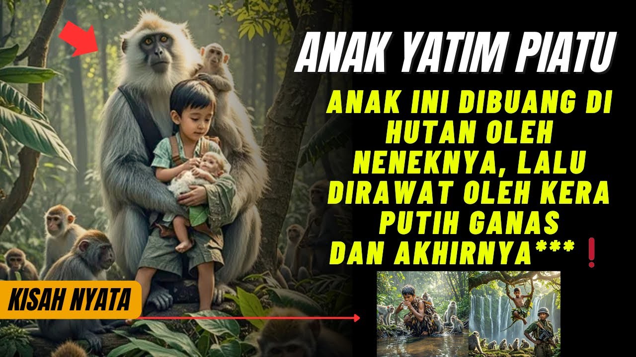 KISAH NYATA ️ANAK INI HIDUP DENGAN RAJA KERA PUTIH GANAS! - YouTube