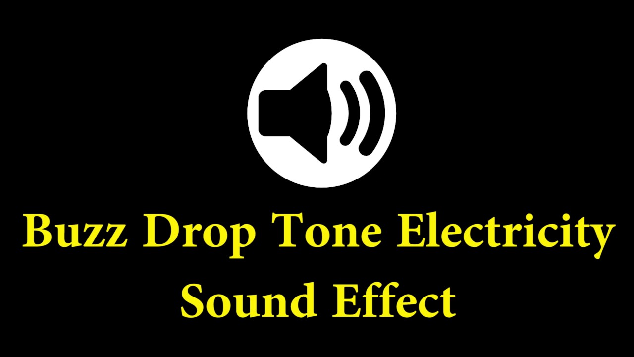 Buzz Drop Tone Electricity Sound Effect - Cartoon Sound Effect - sfx ...