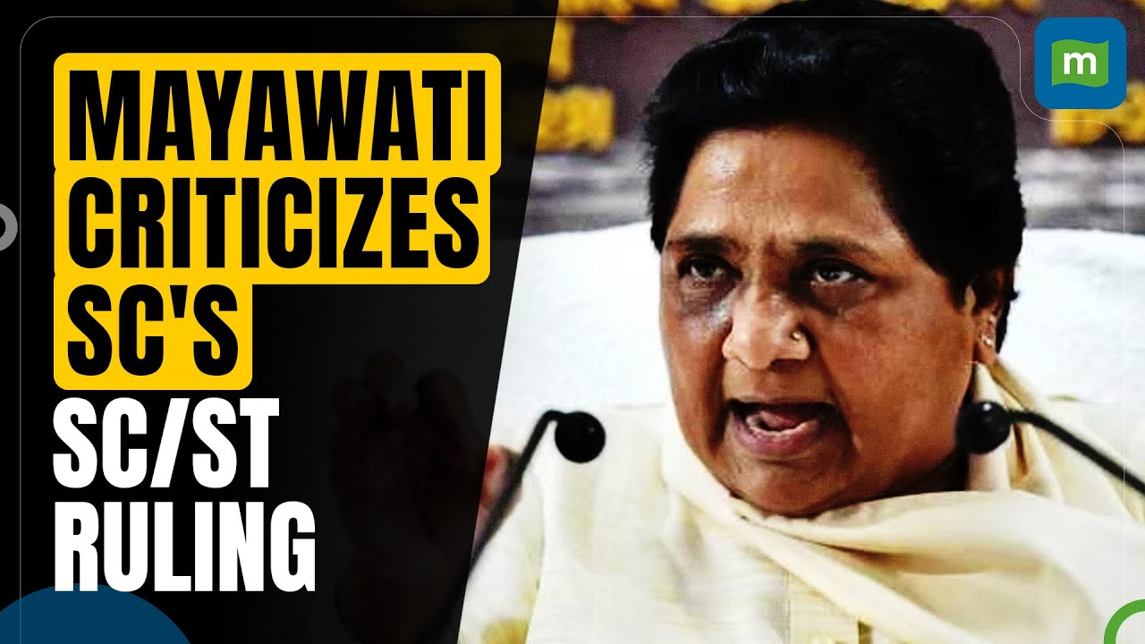 Mayawati Criticizes SC's Decision On SC/ST Sub-Classification | Press ...