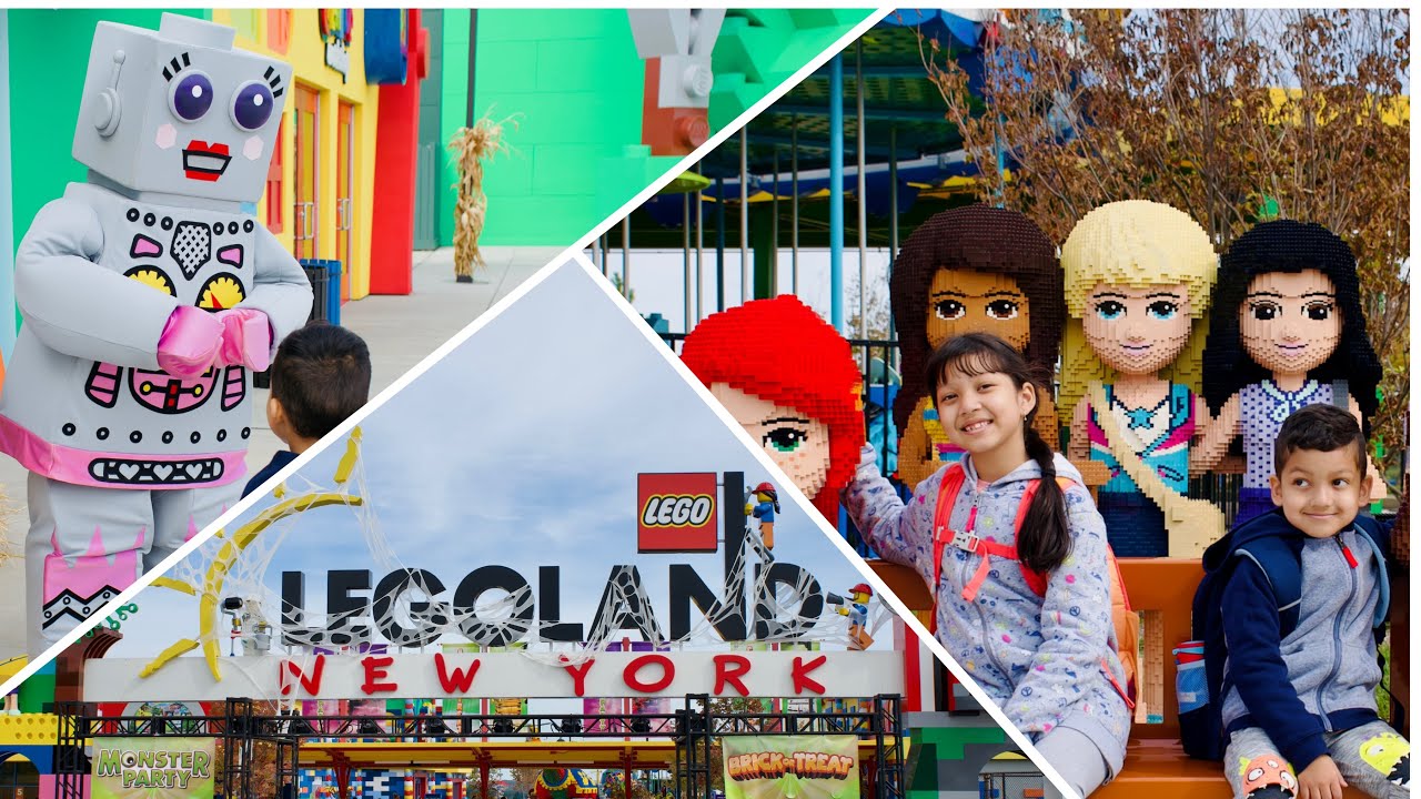 LEGOLAND NEW YORK Family Day | Legoland NY Theme Park Virtual Tour in ...