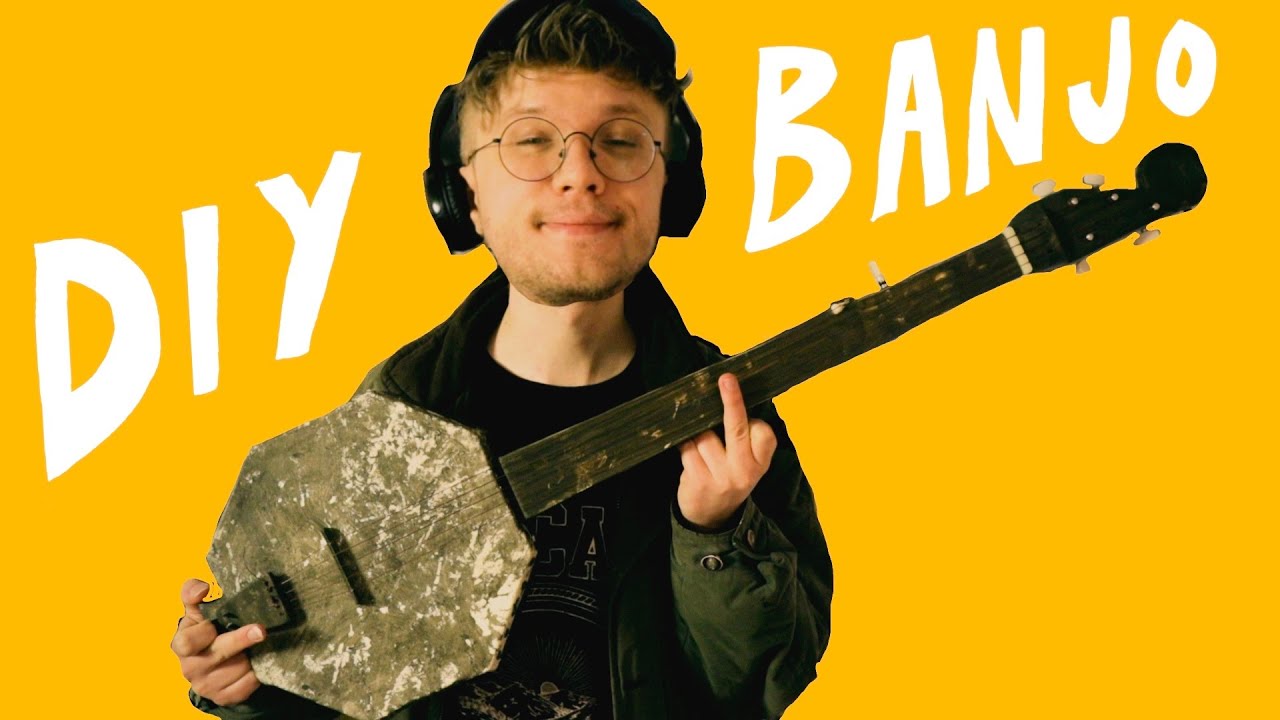 DIY octagonal tackhead banjo - YouTube
