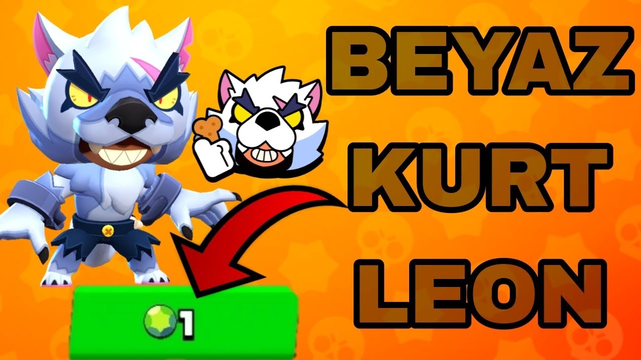 Beyaz Kurt Leon aldım 🐺|Brawl Stars - YouTube