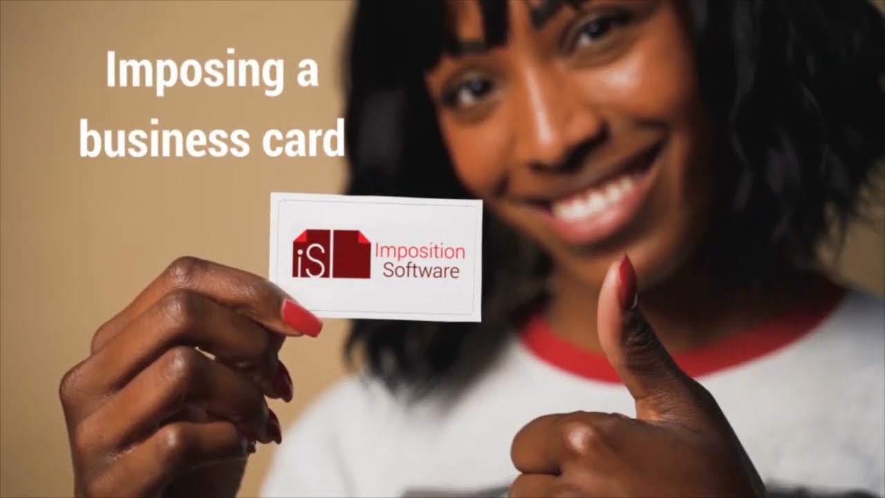 InDesign Business Card Imposition - YouTube