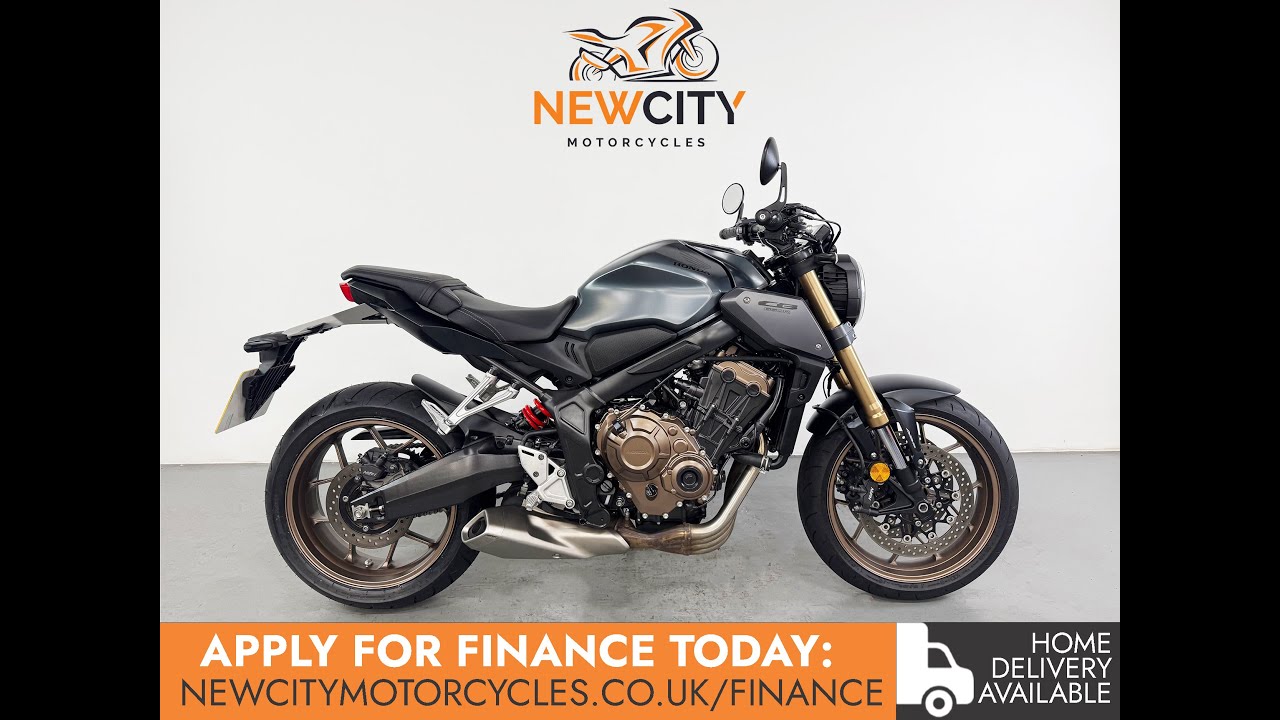 Honda CB650R Grey 3990 Miles Used - YouTube
