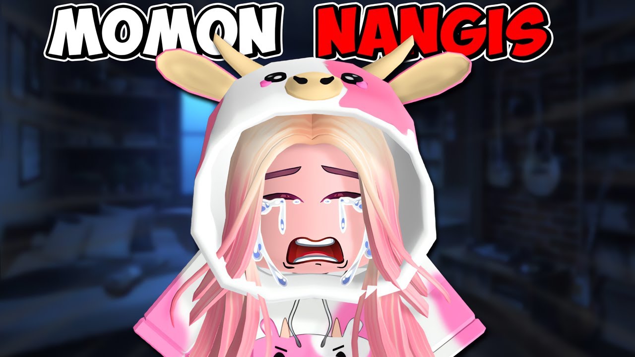 MOMON NANGIS!! GAME ROBLOX INI SANGAT SEDIH SAMPAI MOMON .... ft ...