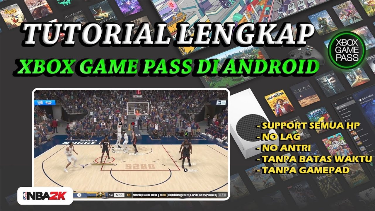 Tutorial Lengkap Main Xbox Game Pass Di Android || NBA2K - YouTube
