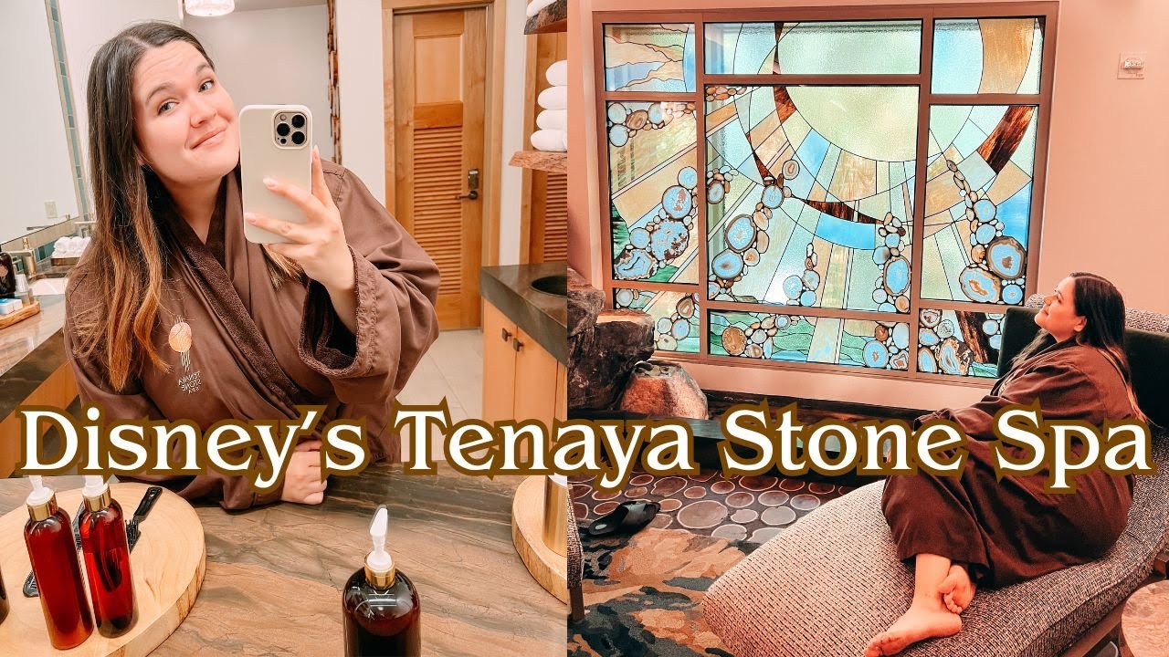 First Ever Trip to Disney's Tenaya Stone Spa - YouTube