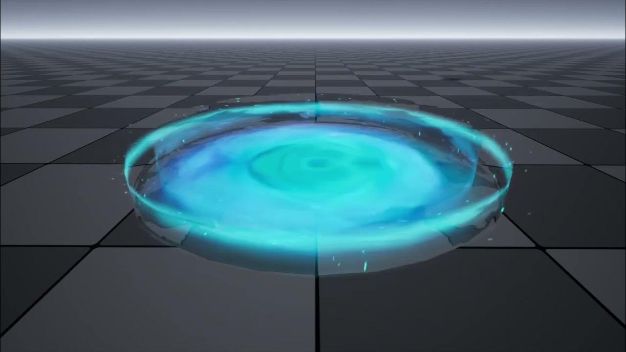 Water Healing AoE // VFX - UE5 Niagara - YouTube