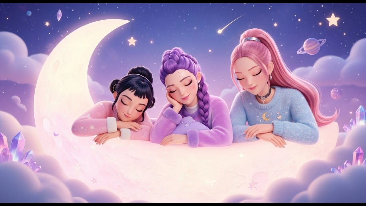 Sleep Tight Tonight 💤 | Rumi, Zoey & Mira | Relaxing Piano Night - YouTube