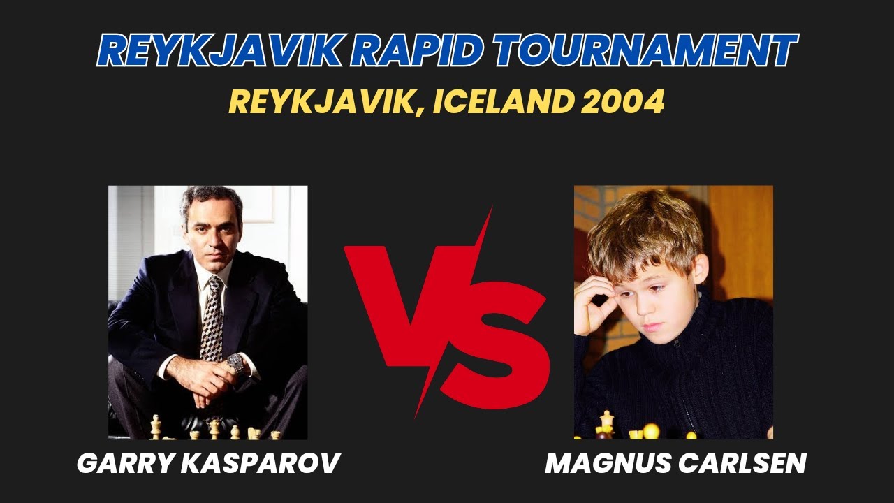 Kasparov vs Carlsen, Reykjavik Rapid, 2004 - YouTube