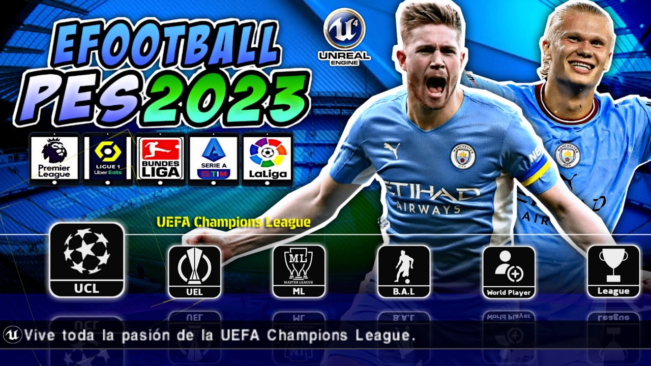 Atualização! eFootball PES 2023 PPSSPP C/ Rumo Ao Estrelato + Master ...