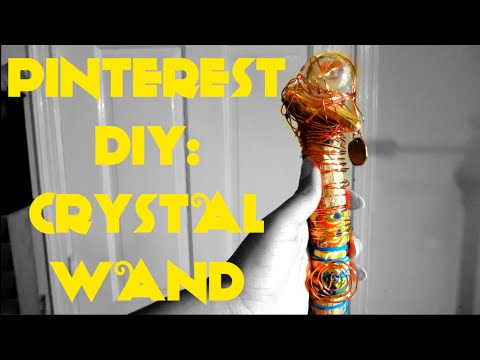 Pinterest DIY: Crystal Wand - YouTube