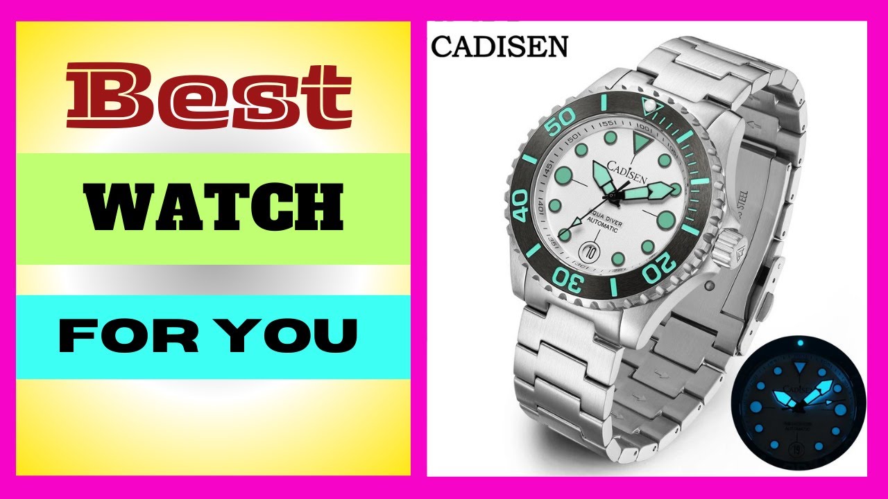 ADDIESDIVE Men's Watch Sand Dial 36mm Quartz Watch 100m Waterproof 316L ...