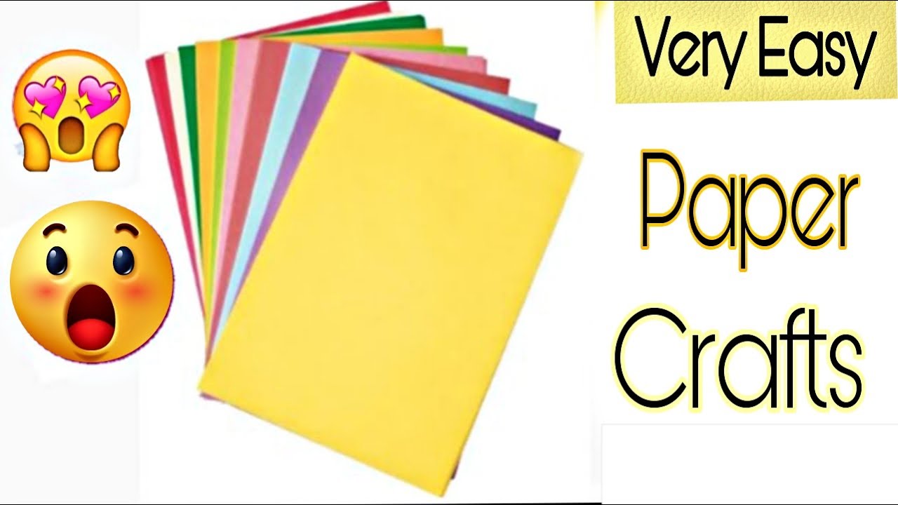How to make paper flowers ll Paper Flower Making ll paper Flowers - YouTube