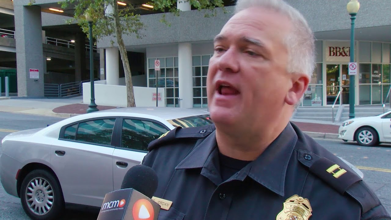 MCPD Comments on Silver Spring Officer Involved Shooting - YouTube