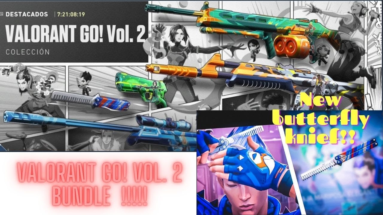Valorant GO! Vol. 2 skins, animation, buddies etc - YouTube