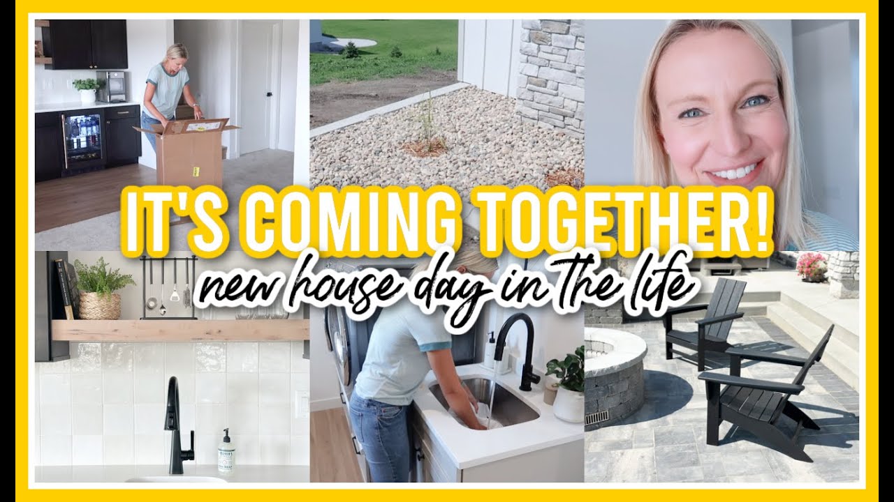 IT'S COMING TOGETHER! | NEW HOUSE DAY IN THE LIFE JULY 2023 - YouTube