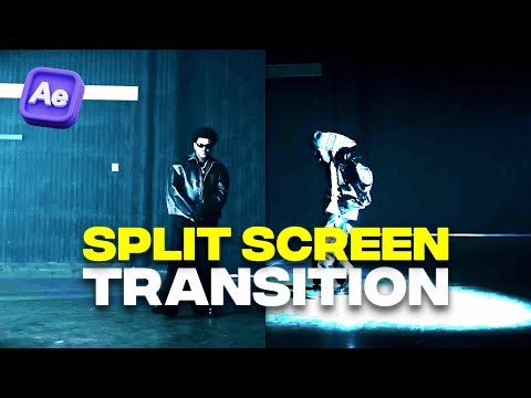 SPLIT SCREEN FLASH TRANSITION (After Effects)