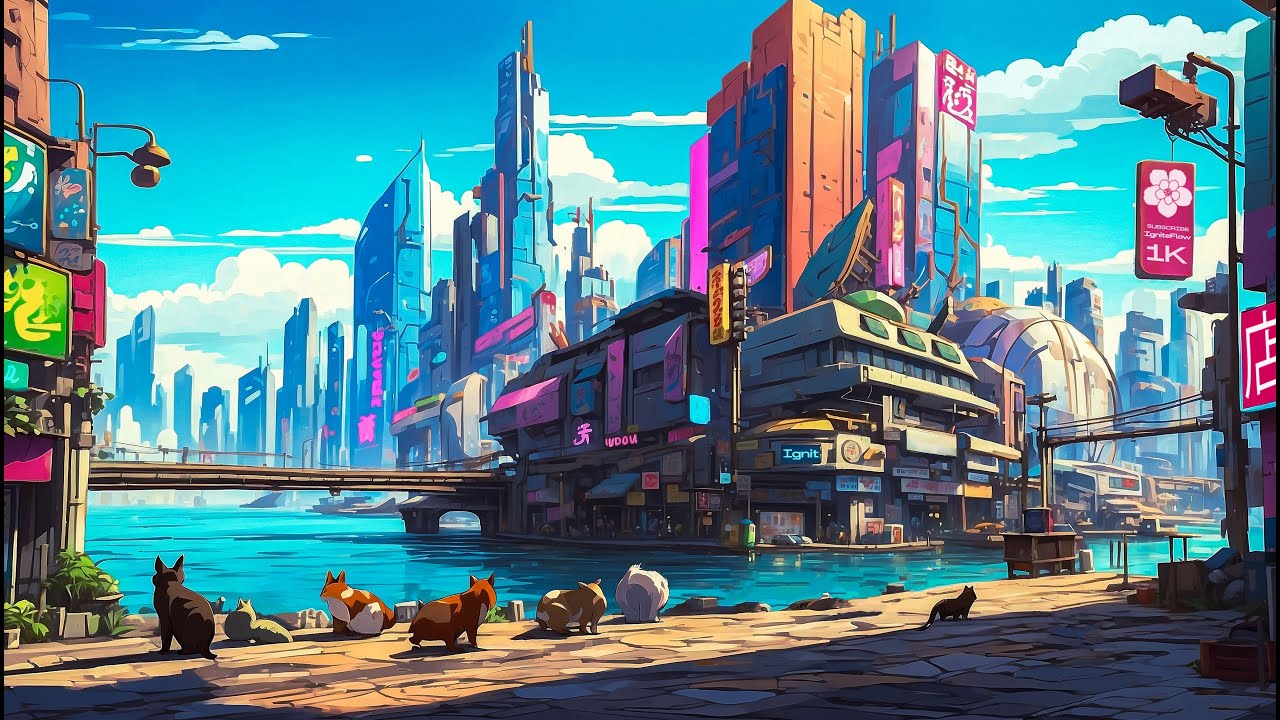 Cyberpunk Animal Mellow [Twitch Safe] - Lofi Mix - YouTube
