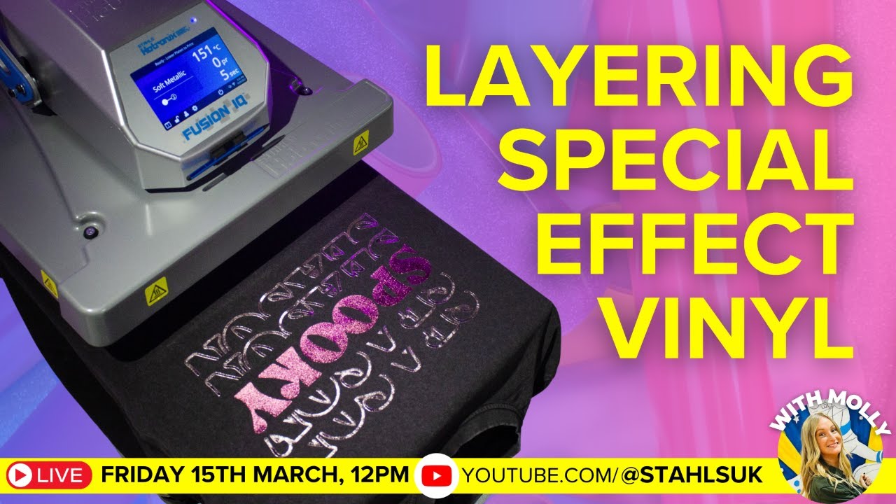 How To Use Special Effect Vinyl & Create Mixed Media Finishes - YouTube