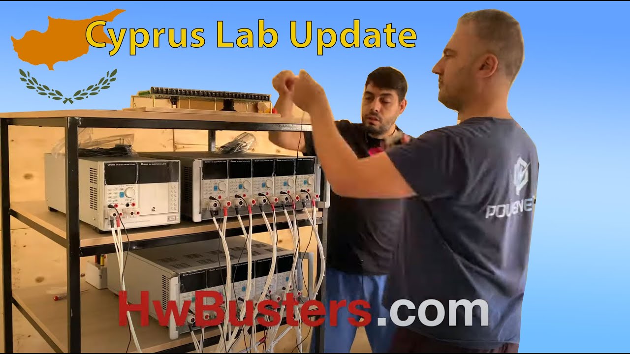 Cyprus Lab Update - Chroma Electronic Loads Installation - YouTube