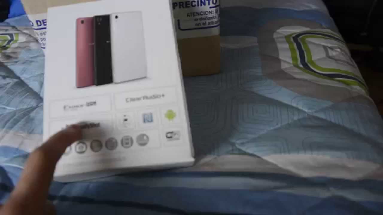 Unboxing Sony Xperia M4 Aqua Silver Edition - YouTube