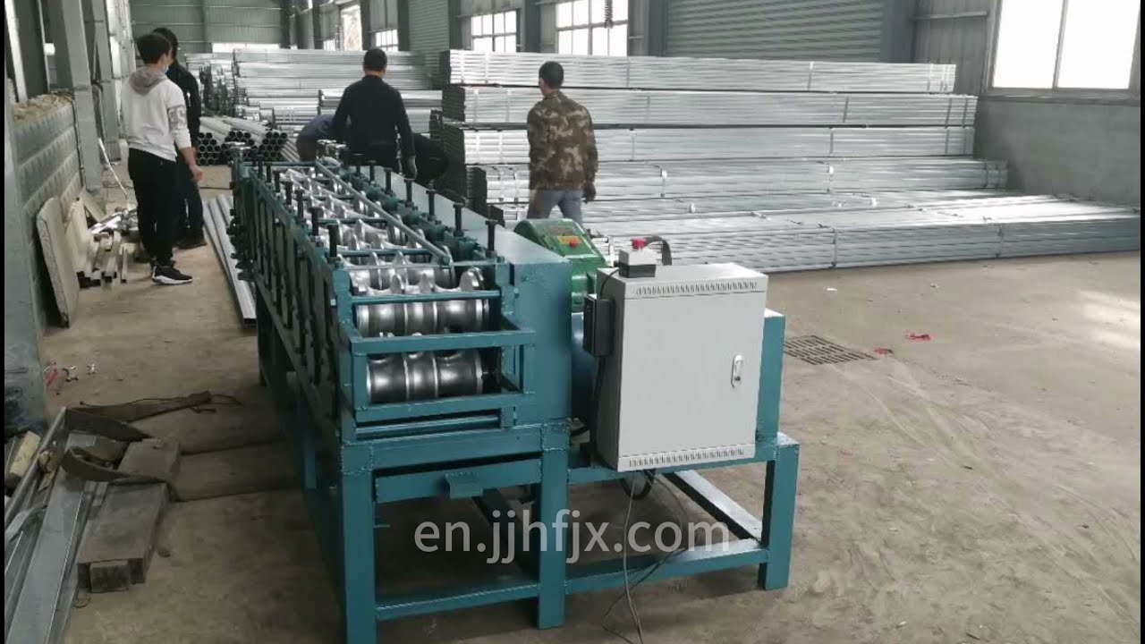 38mm-51mm round pipe to square pipe making machine 3 sizes in 1 tube ...