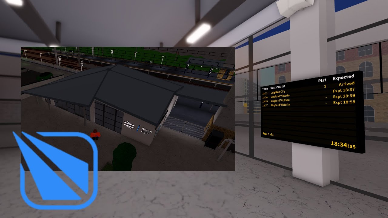 SCR's New Angel park and Victoria stations - YouTube