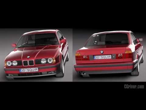 3D Model: BMW 5-series E34 Sedan 1991 - CGriver.com
