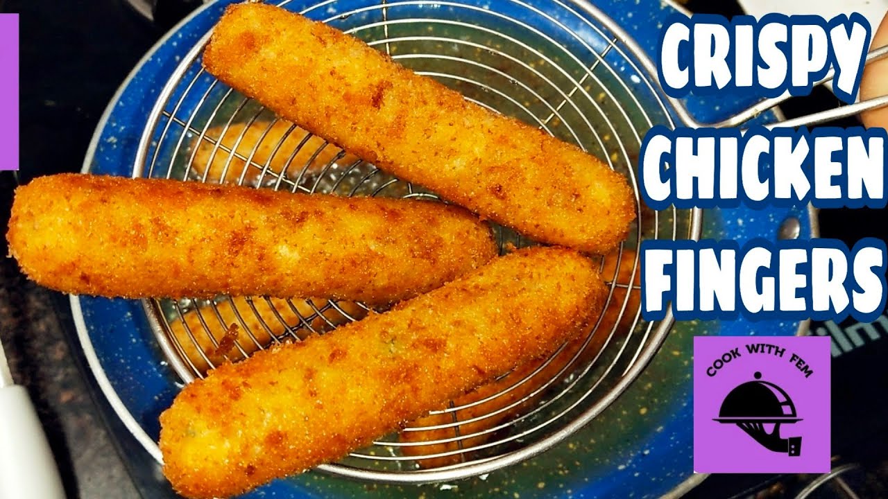 Crispy Chicken Fingers | Crunchy, Cheesy & Juicy Chicken Fingers At ...
