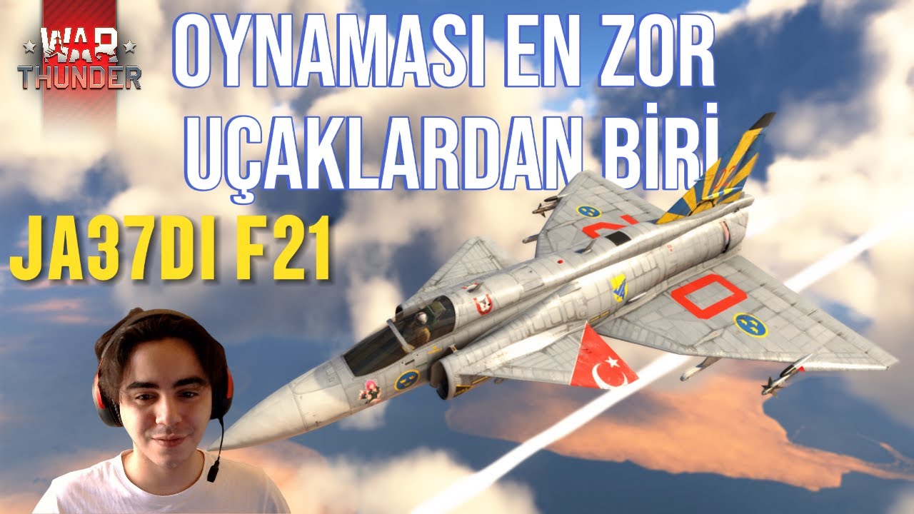 JA37DI F21 oynaması EN ZOR Premium uçaklardan biri | War Thunder - YouTube