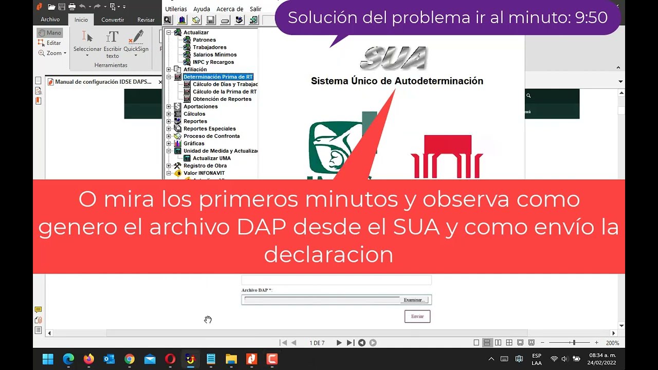 SOLUCIÓN DAPSUA IDSE NO ENVIA PRT EN 2022 - YouTube