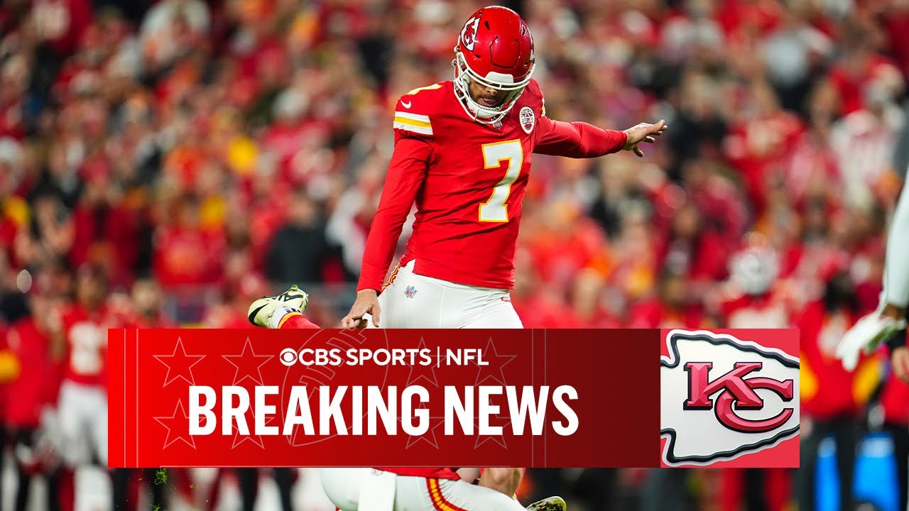 Harrison Butker OUT Sunday vs. Bills with a knee injury | Breaking News ...