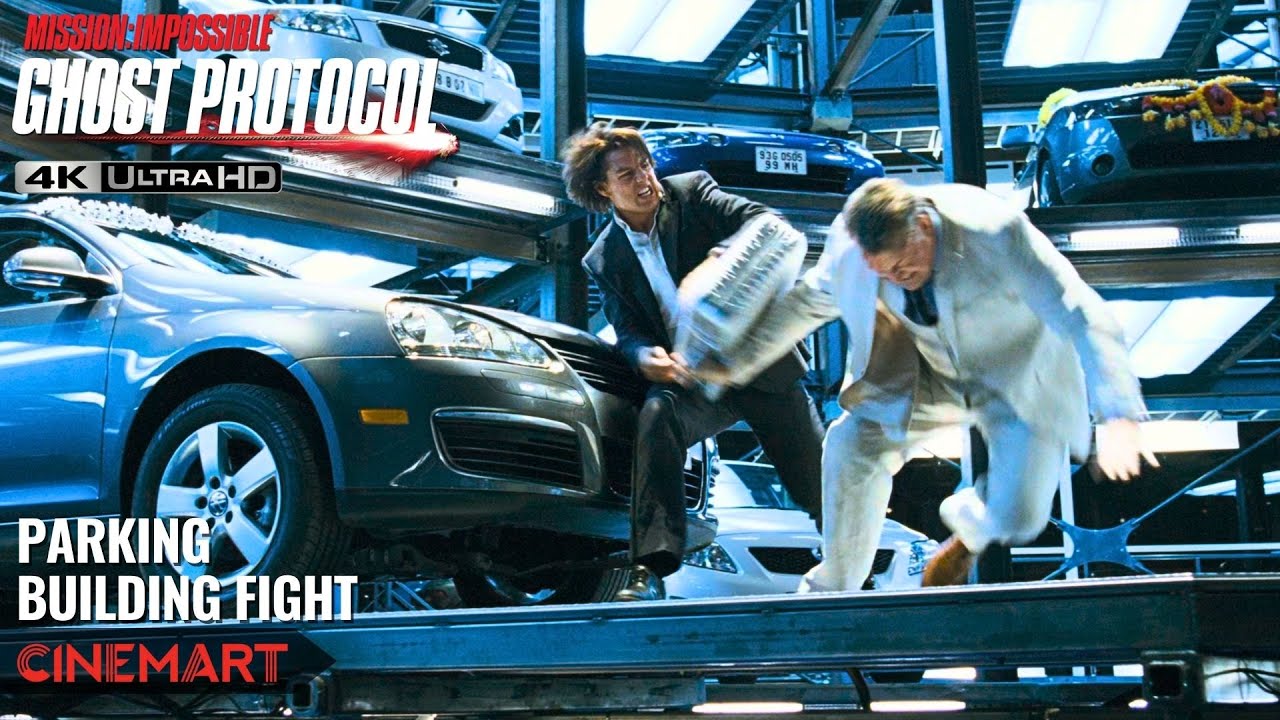 MISSION: IMPOSSIBLE - GHOST PROTOCOL (2011) | Parking Garage Fight ...
