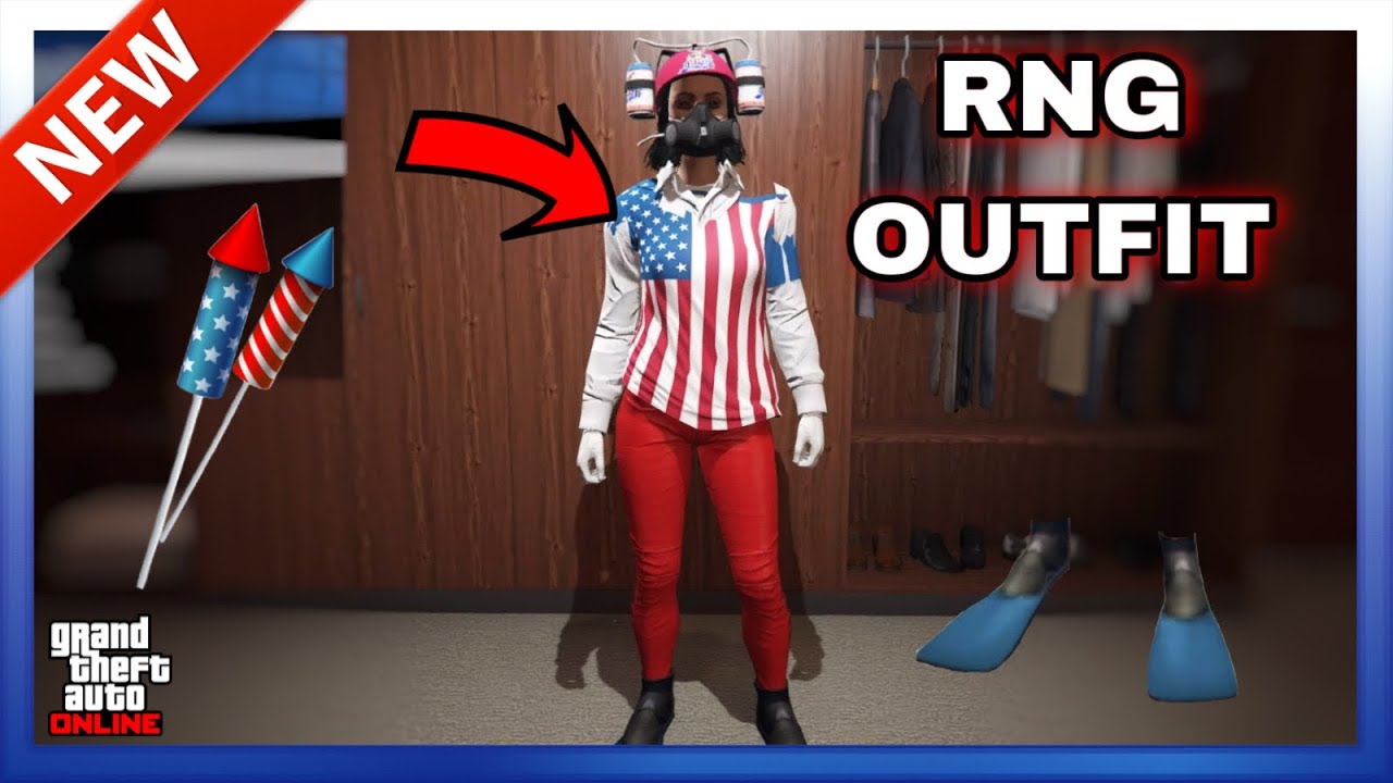 GTA 5 ONLINE - FEMALE MODDED RNG INDEPENDENCE DAY WITH RIPPED SHIRT ...