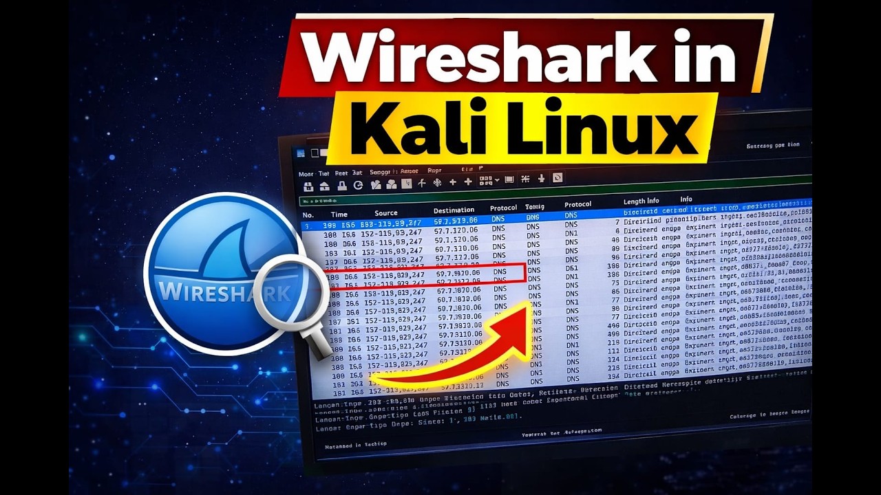 Wireshark in Kali Linux 🔥 Beginner Tutorial (Live Packet Capture) | in ...