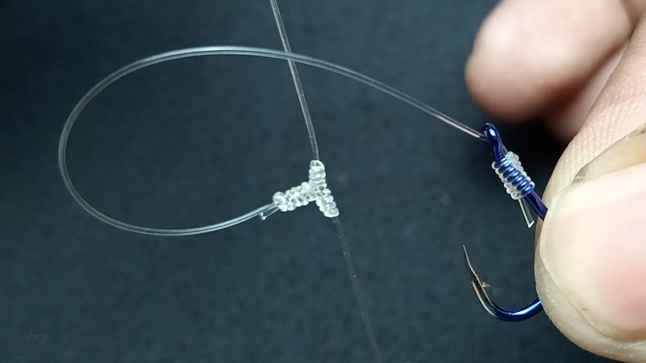 Fishing knots : T knot for beginner || very easy - YouTube