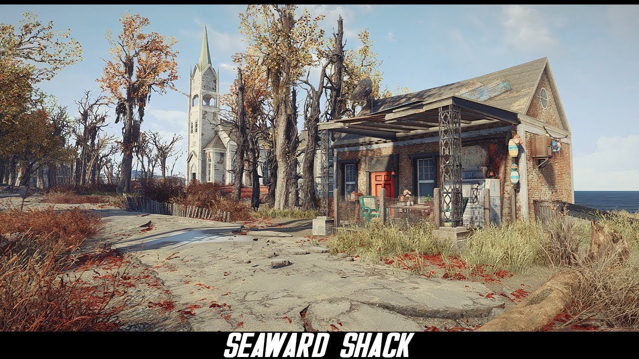 Fallout 4 Mods: Seaward Shack - Player Home - YouTube