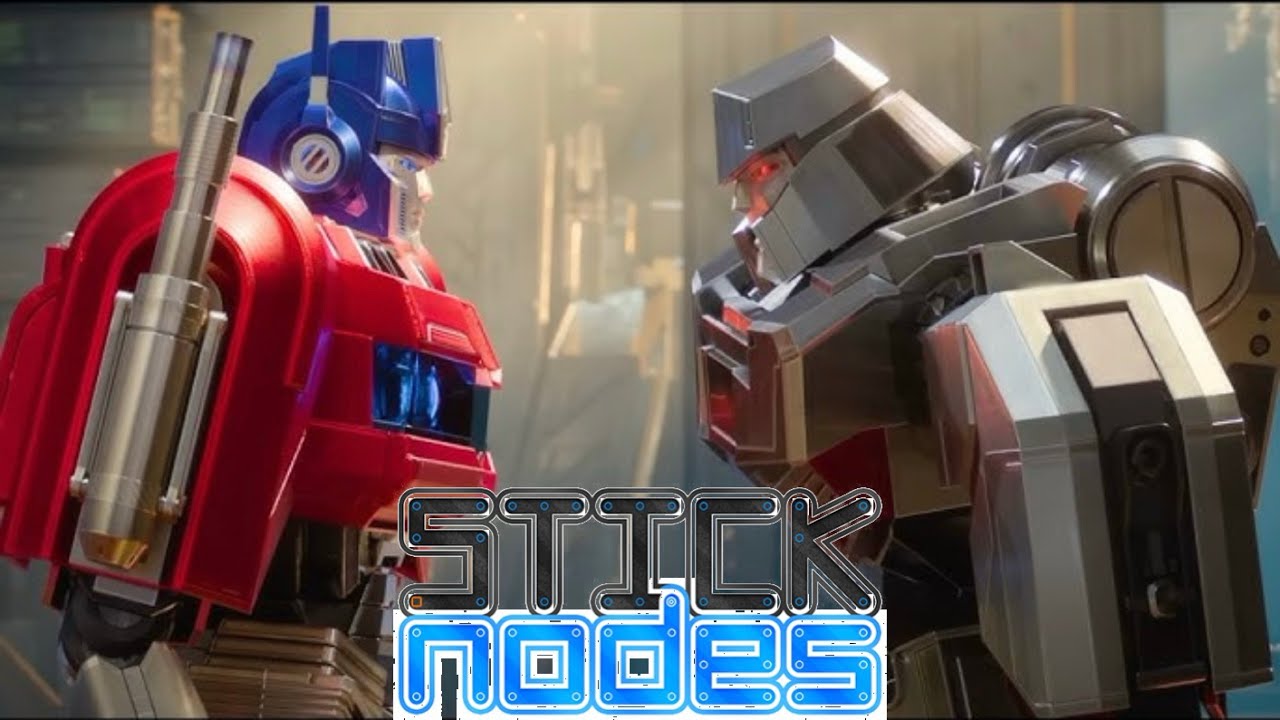 Optimus prime vs Megatron (Transformers One Stick Nodes animation) - YouTube