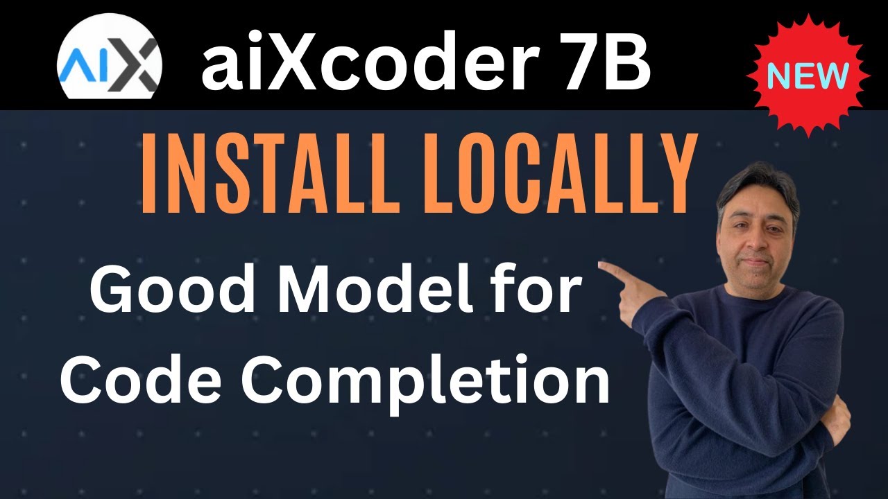 Install aiXcoder 7B Locally - Good Code Completion Model - YouTube