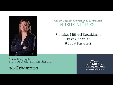 Mülteci Çocukların Hukuki Statüsü- Nurçin KÜÇÜKYAZICI