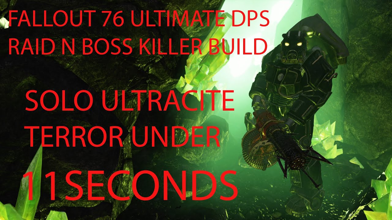 FALLOUT76 ULTIMATE DPS RAID AND BOSS KILLER BUILD ( SOLO ENO6,SNAKE ...