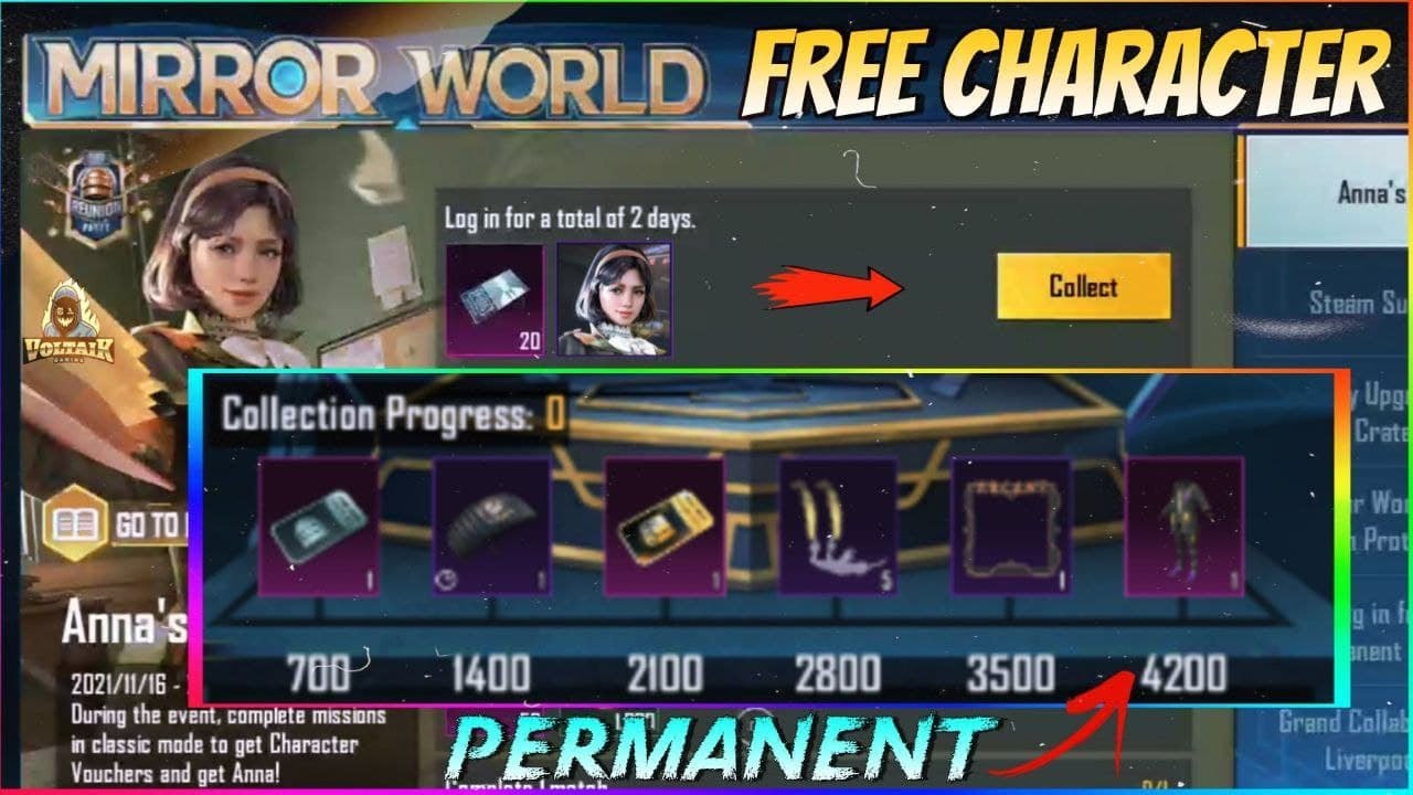 HOW TO GET FREE ANNA CHARACTER BGMI x PUBG MOBILE | NEW CHARACTER IN ...