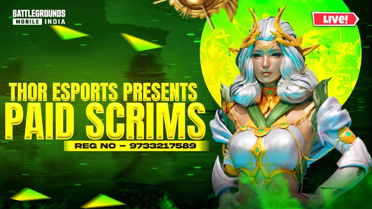 THOR DAILY PAID SCRIMS LIVE | 1PM TO 12AM / with ig_amanyt_ - YouTube