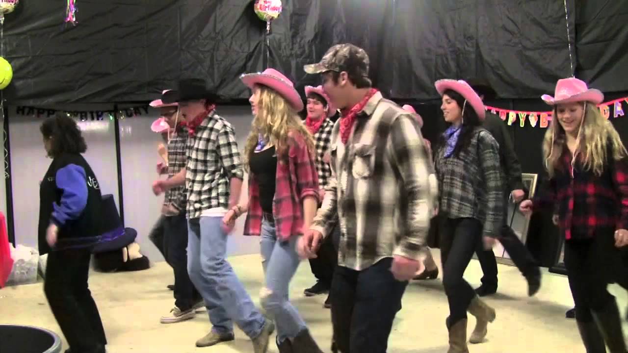 Friday night line dance - YouTube